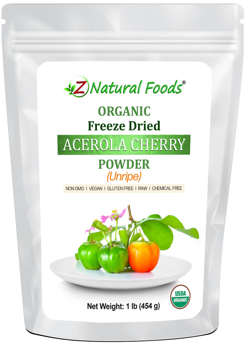 Organic Freeze-Dried Unripe Acerola Cherry Powder: A Vitamin C-Rich ...