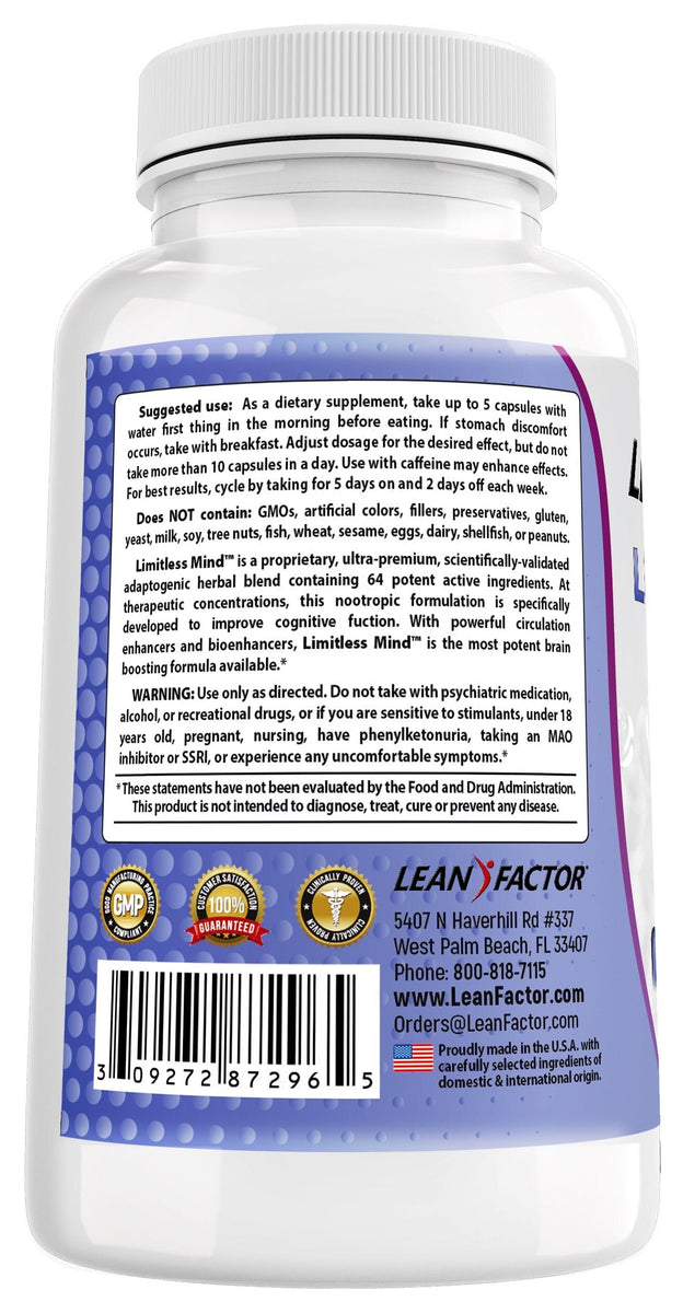 Unlock Your Brain's Potential with Limitless Mind Nootropic – Z Natural ...